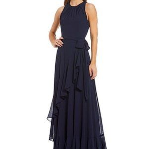 Alex Marie | Dresses | Alex Marie Tie Waist Tiered Ruffle Hem Maxi Gown ...